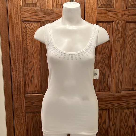 Calvin Klein | Tops | Nwt Calvin Klein Stretchy Tank With Deco Detail M ...
